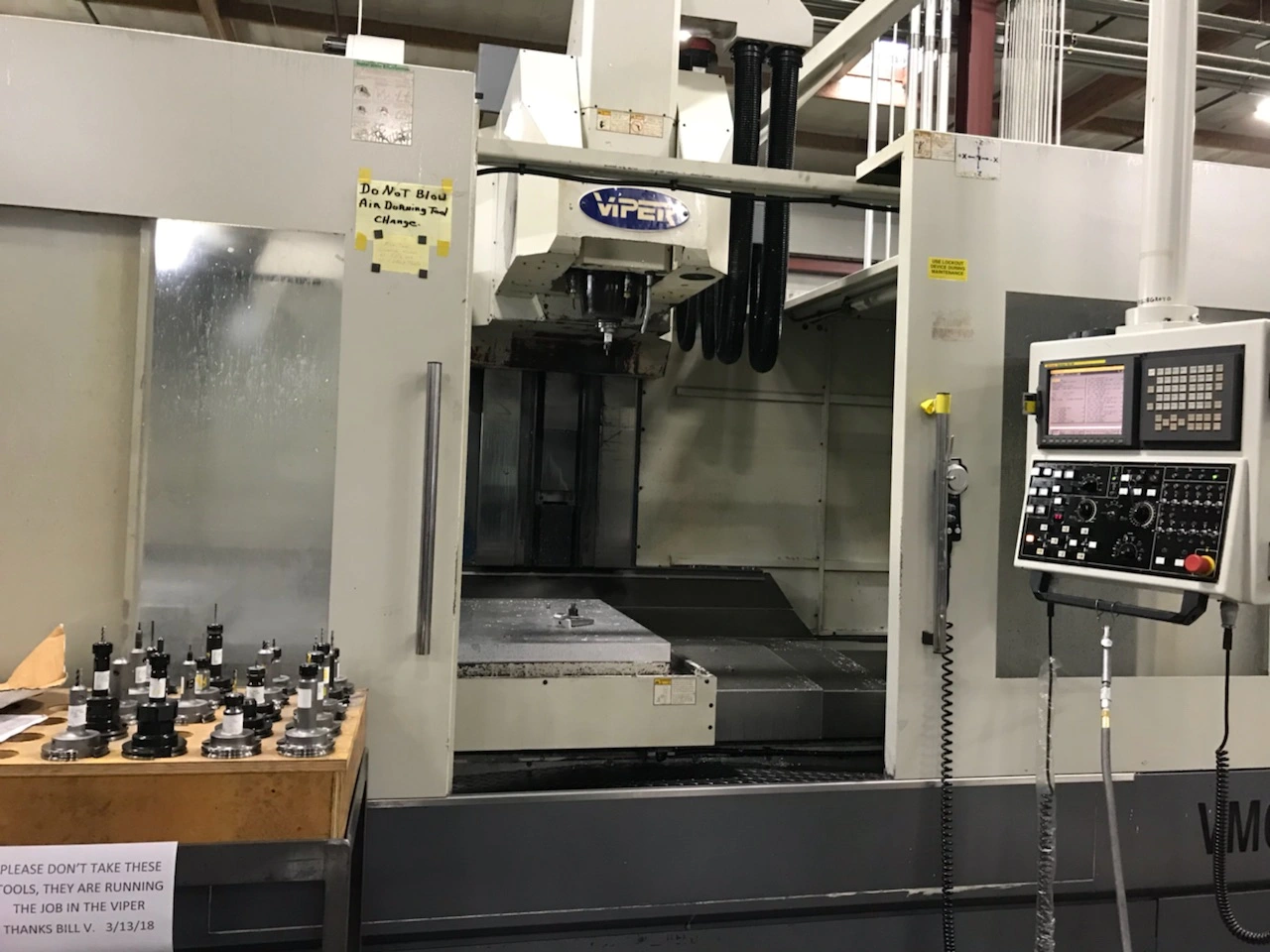 Used 2008 VIPER VMC 2100-5AB Vertical Machining Centers 7133 | USED CNC ...