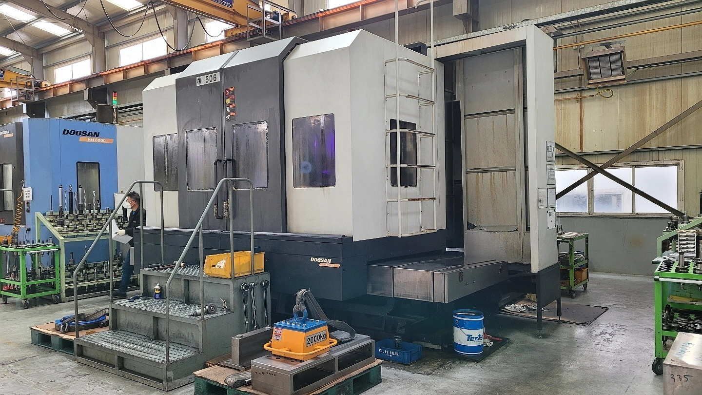 Used 2014 DOOSAN DBC 110S Boring Mills Horizontal Table Type 9067 ...