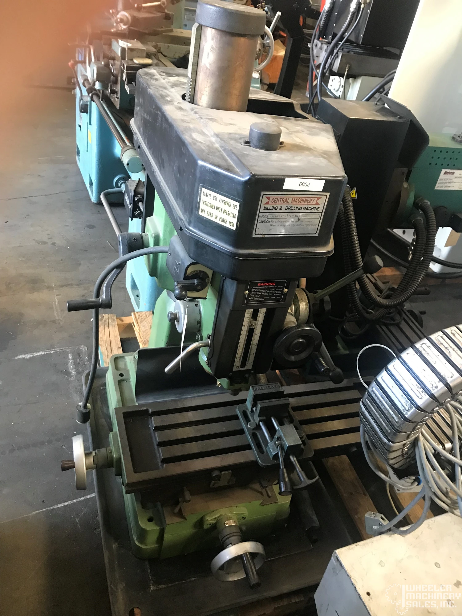Used CENTRAL T-2119/9970 MILLING MACHINES, VERTICAL 6602 | Wheeler ...