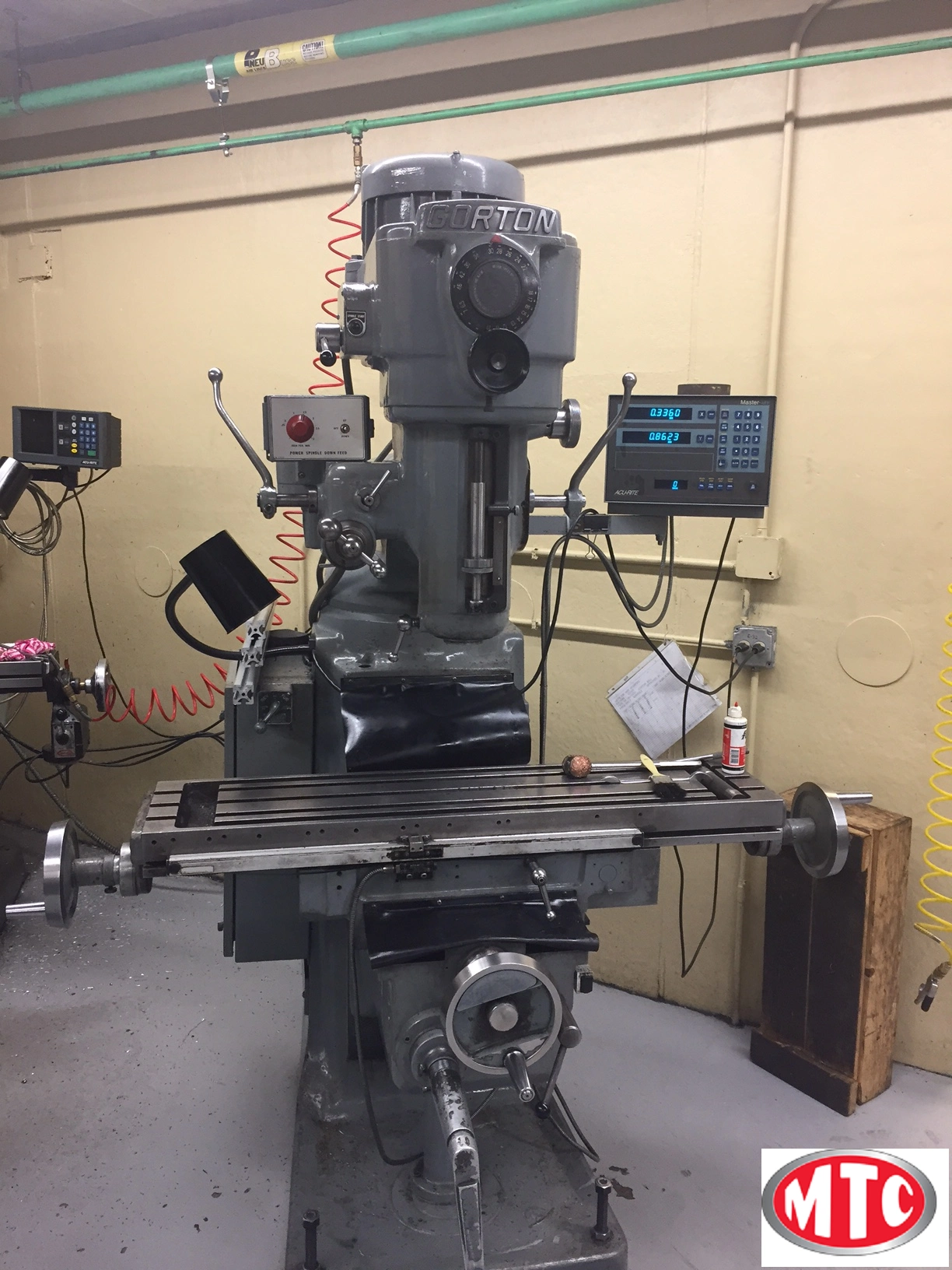 Used GORTON MASTERMILL 1-22 Vertical Milling Machine 3551 | Myers ...