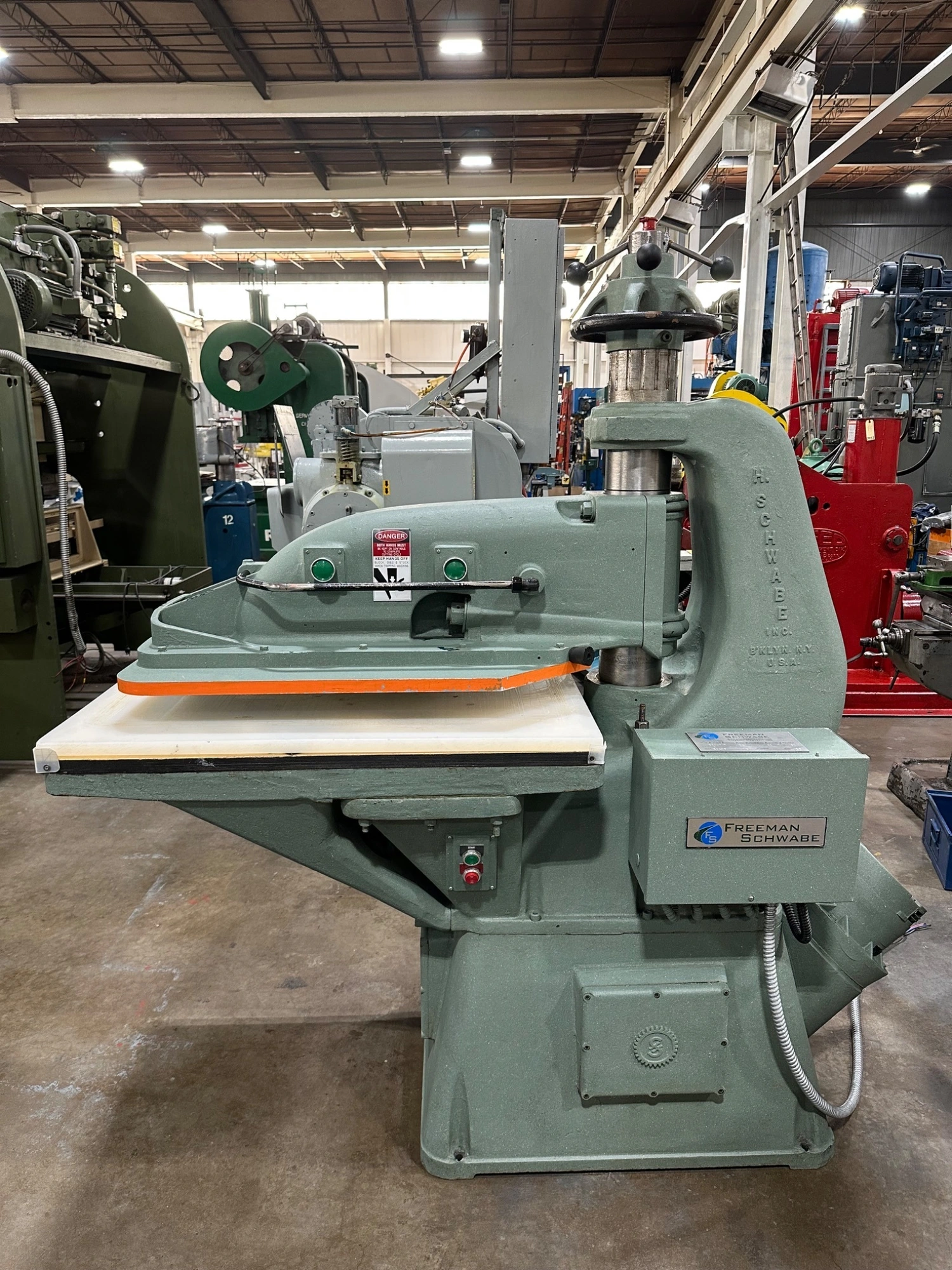 Used SCHWABE D Die Cutting Press, Clicker Press 29506 | Kempler Machinery