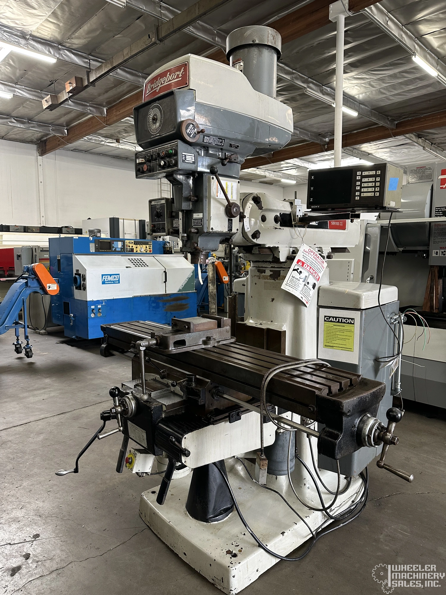 Used BRIDGEPORT SERIES II MILLING MACHINES, VERTICAL 6766 | Wheeler ...