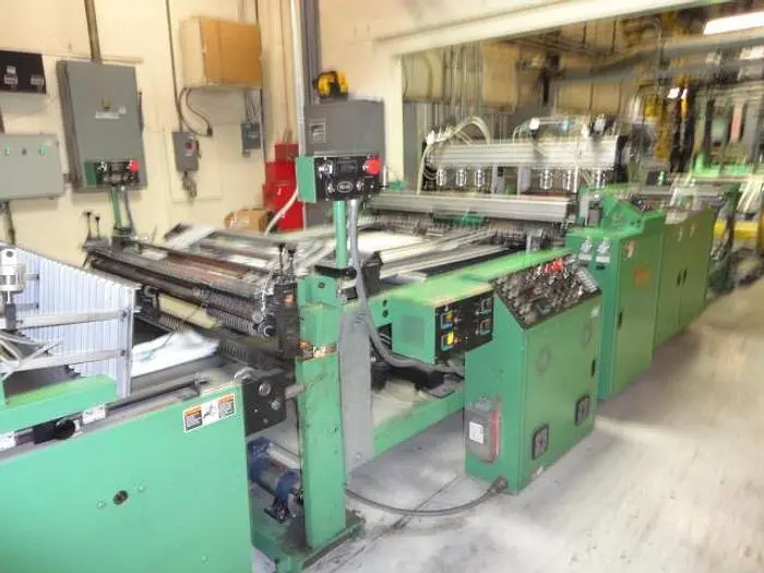 Used 2005 RO-AN POLYSTAR 9500 HS 56-T SPLIT ROLL Bag Machines, sideweld ...