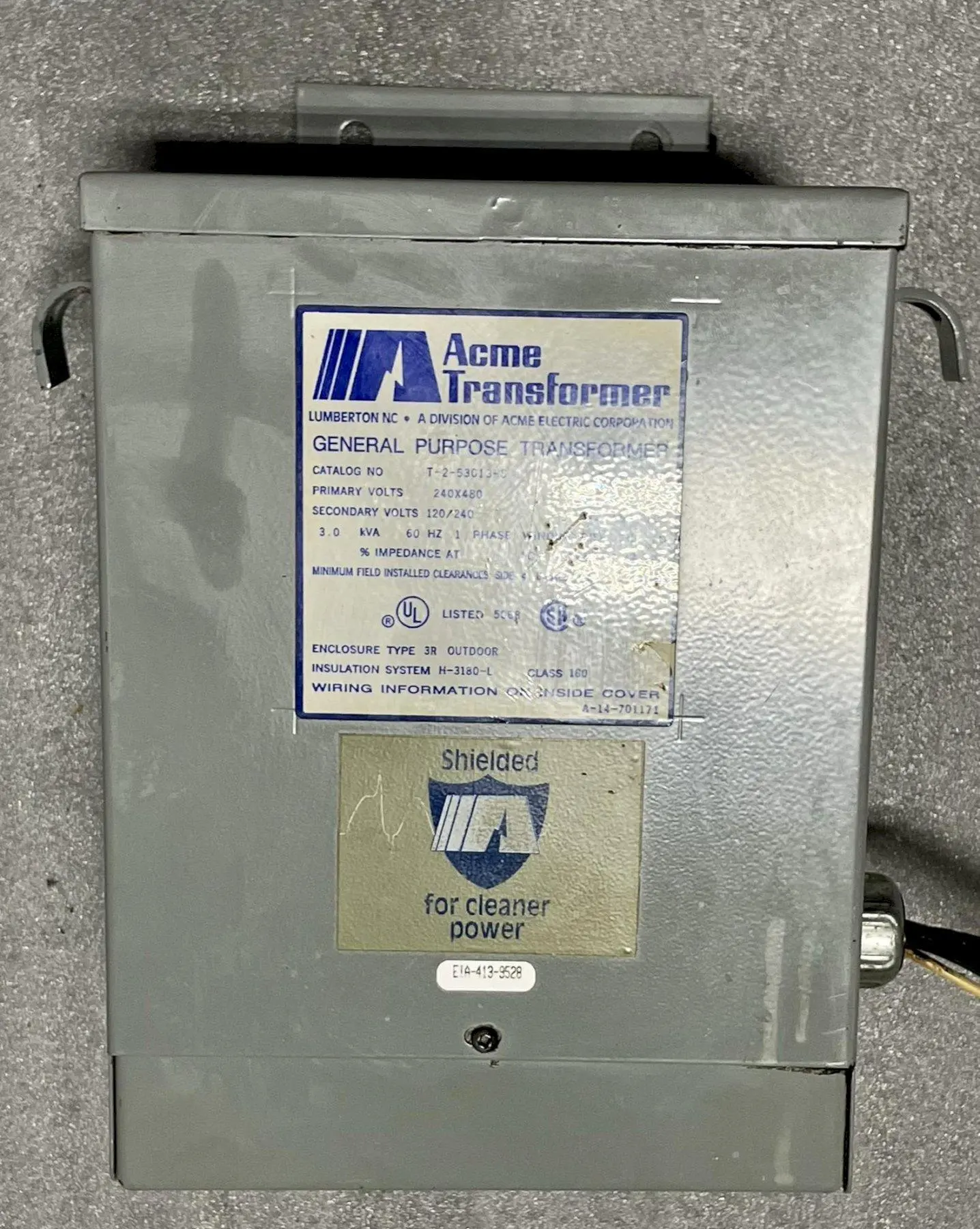 Used Acme Electric Transformer T-2-53013-S Transformers Q11664 | Great ...
