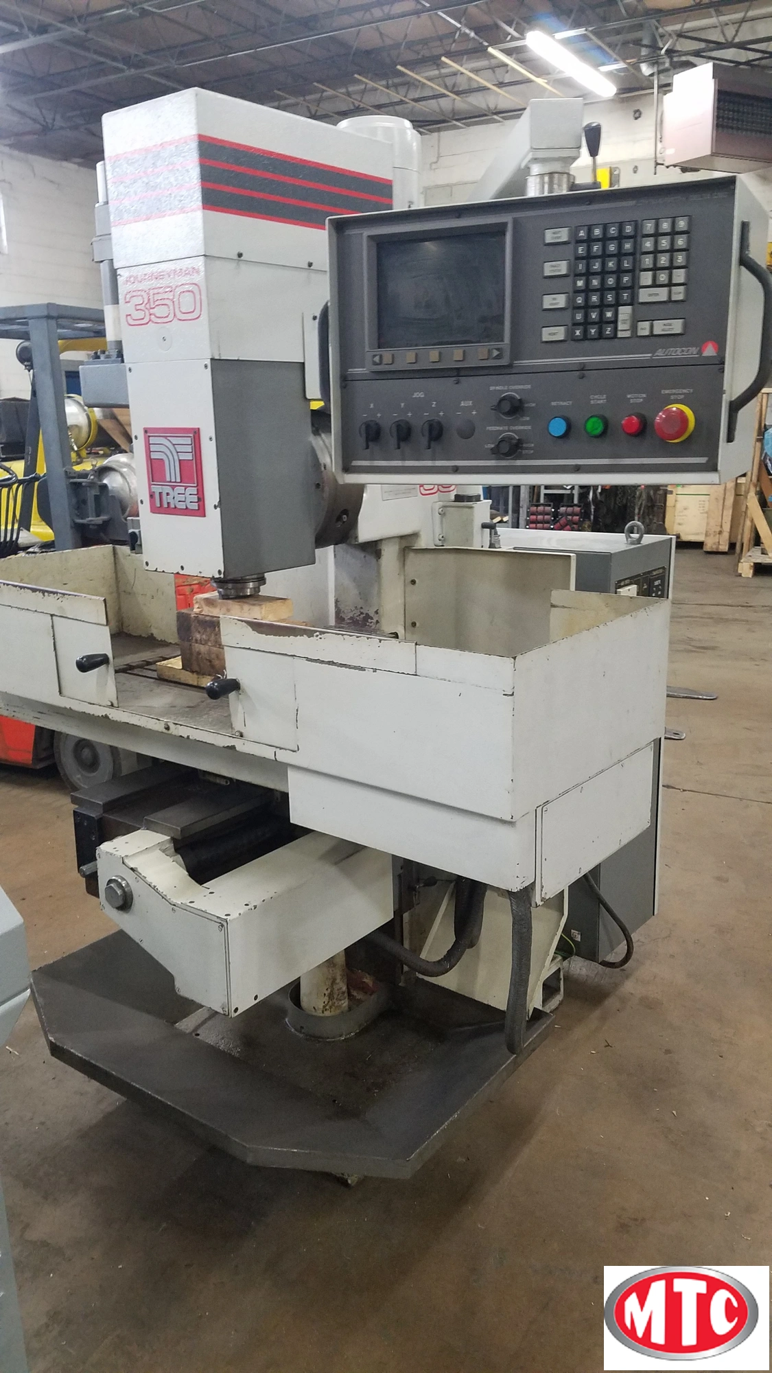 Used 1994 TREE J350 Vertical Milling Machine 3855 | Myers Technology Co ...