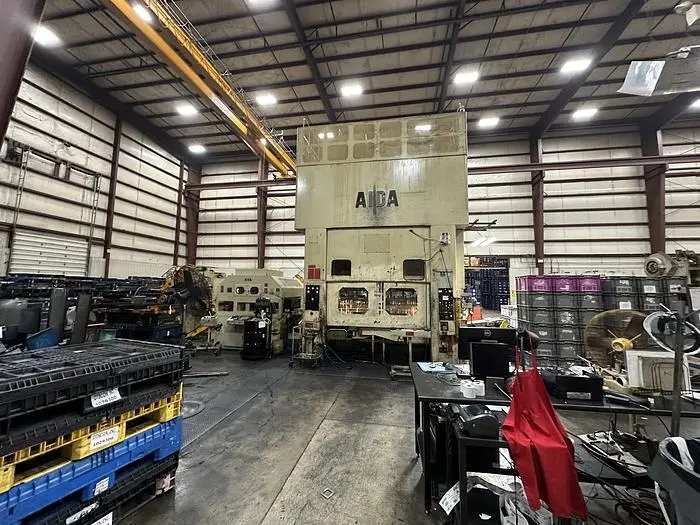 Used 2004 AIDA PMX-L2-6000(1) Straight Side Double Crank Press 12198 ...