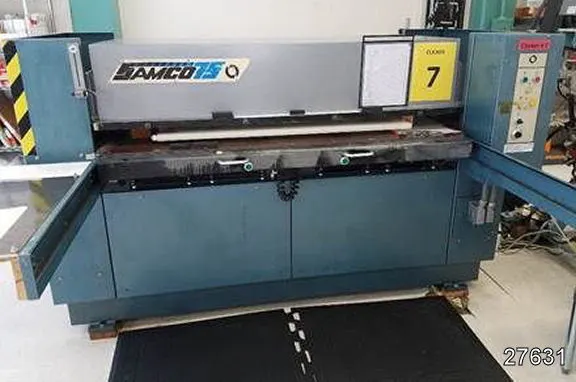 Used SAMCO 2-POST Die Cutting Press, Clicker Press 27631 | Kempler ...
