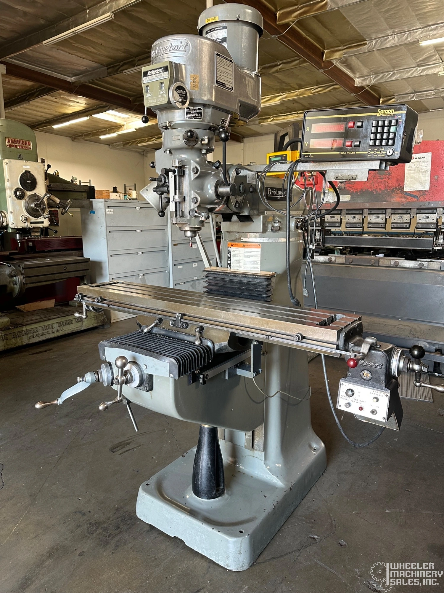 Used BRIDGEPORT Series 1 2hp 42x9 MILLING MACHINES, VERTICAL 7552 ...
