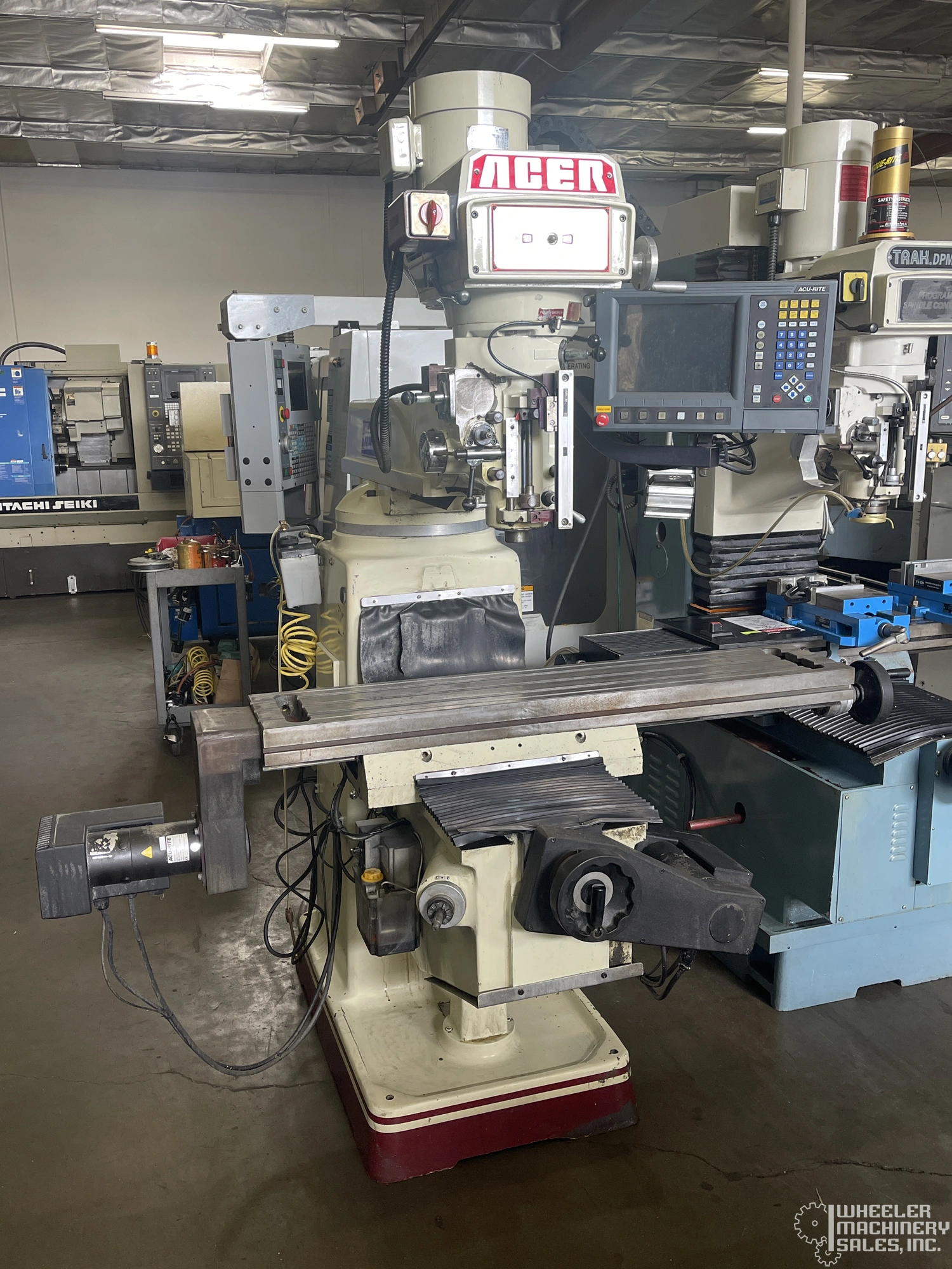 Used ACER ULTIMA 3VK MILLING MACHINES, VERTICAL, CNC 7124 | Wheeler ...