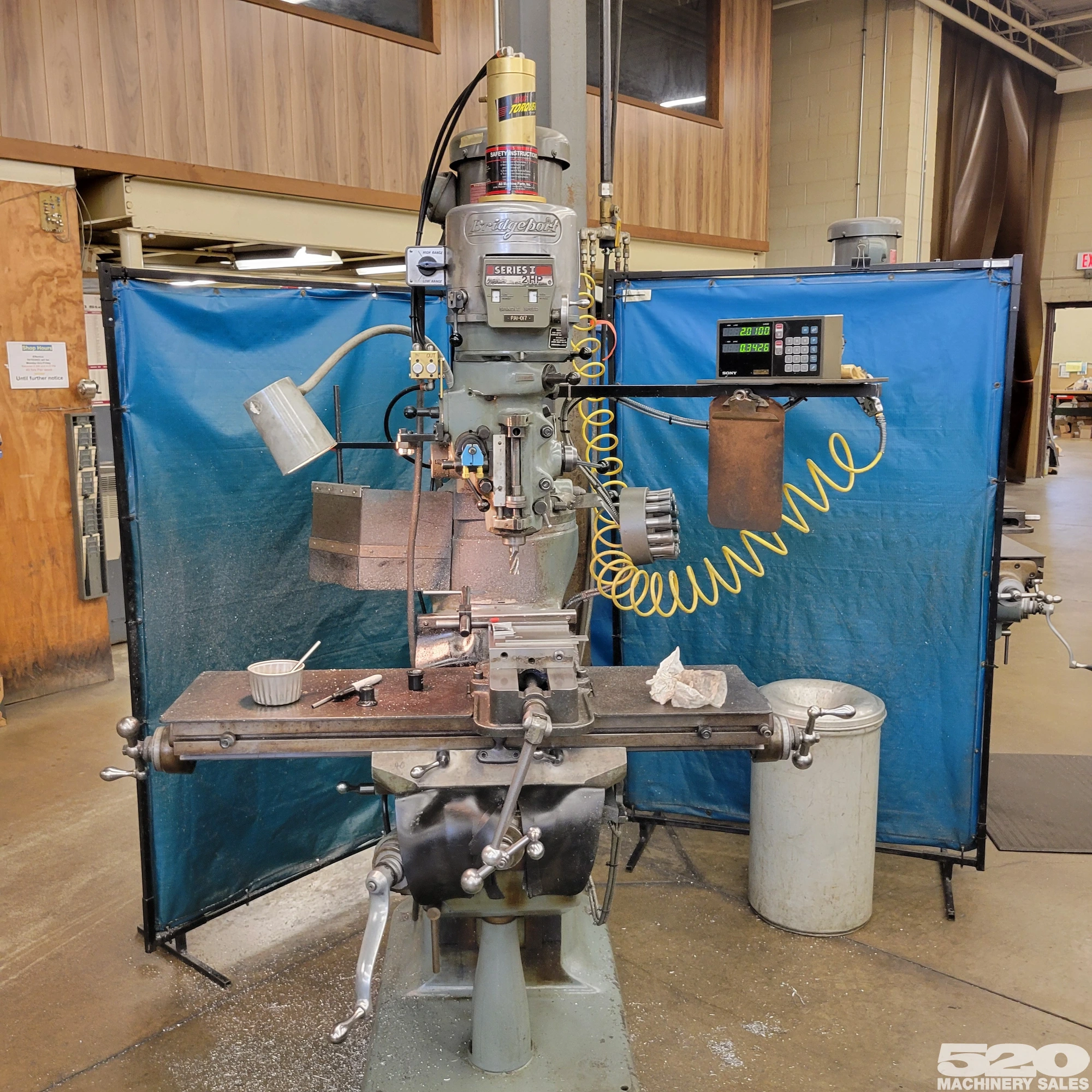 Used BRIDGEPORT 2J Vertical Mills 22968 | 520 Machinery Sales LLC