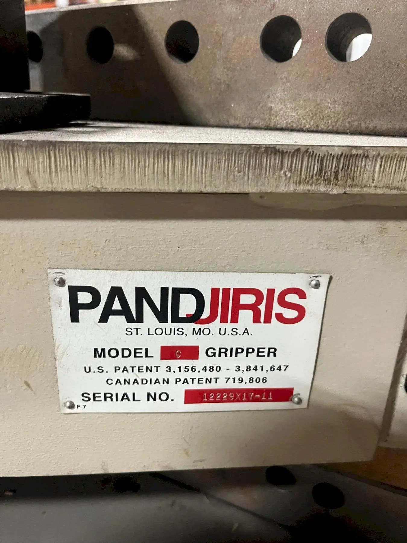 Used PANDJIRIS C GRIPPER Welding Positioners Q11453 | Great American ...