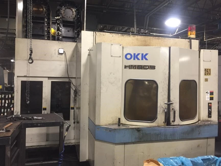 Used 1999 OKK HM 80S Horizontal Machining Centers 8183 | USED CNC WAREHOUSE
