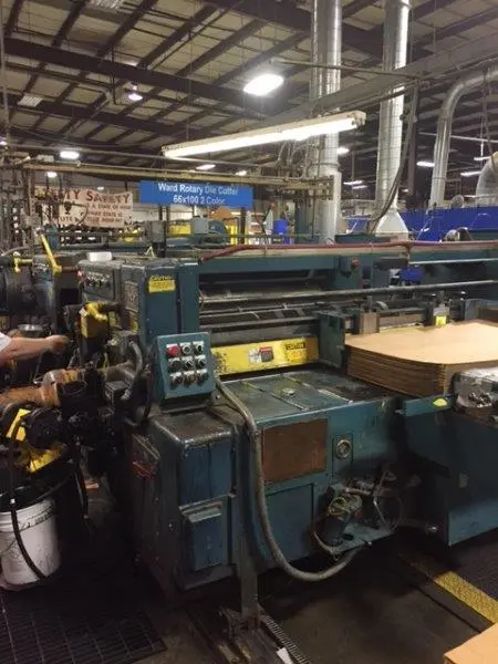 Used WARD TURNER Conversion Line, Rotary Die Cutters RDC-1128 | Alpine ...