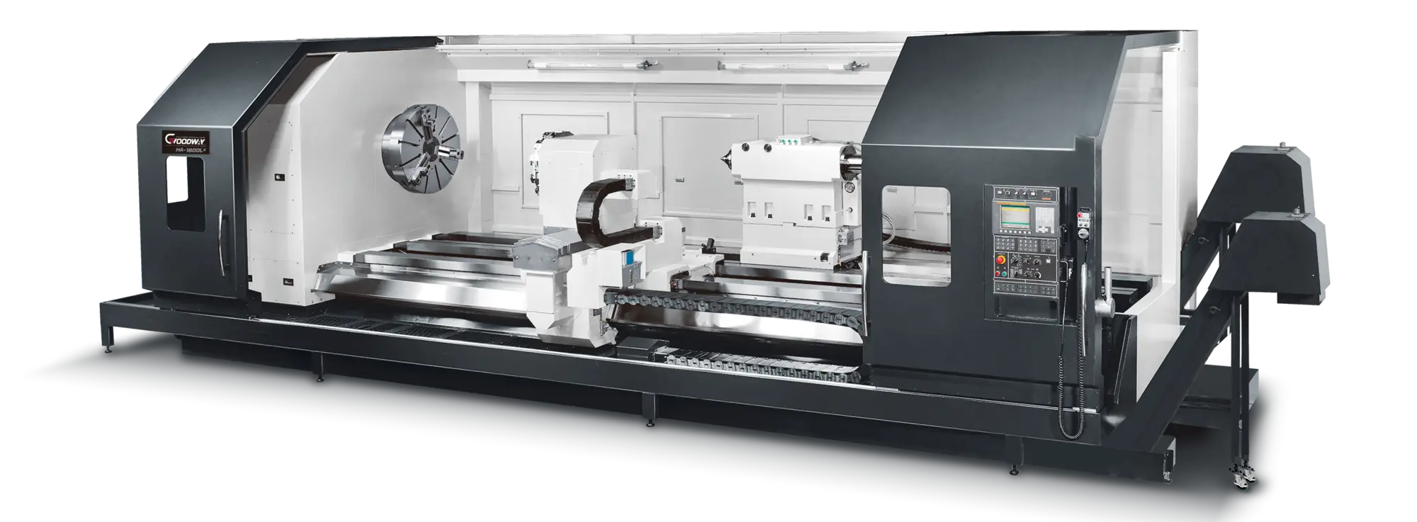 New GOODWAY HA-1400L10 Flat-bed CNC | Megatel CNC Solutions Inc.