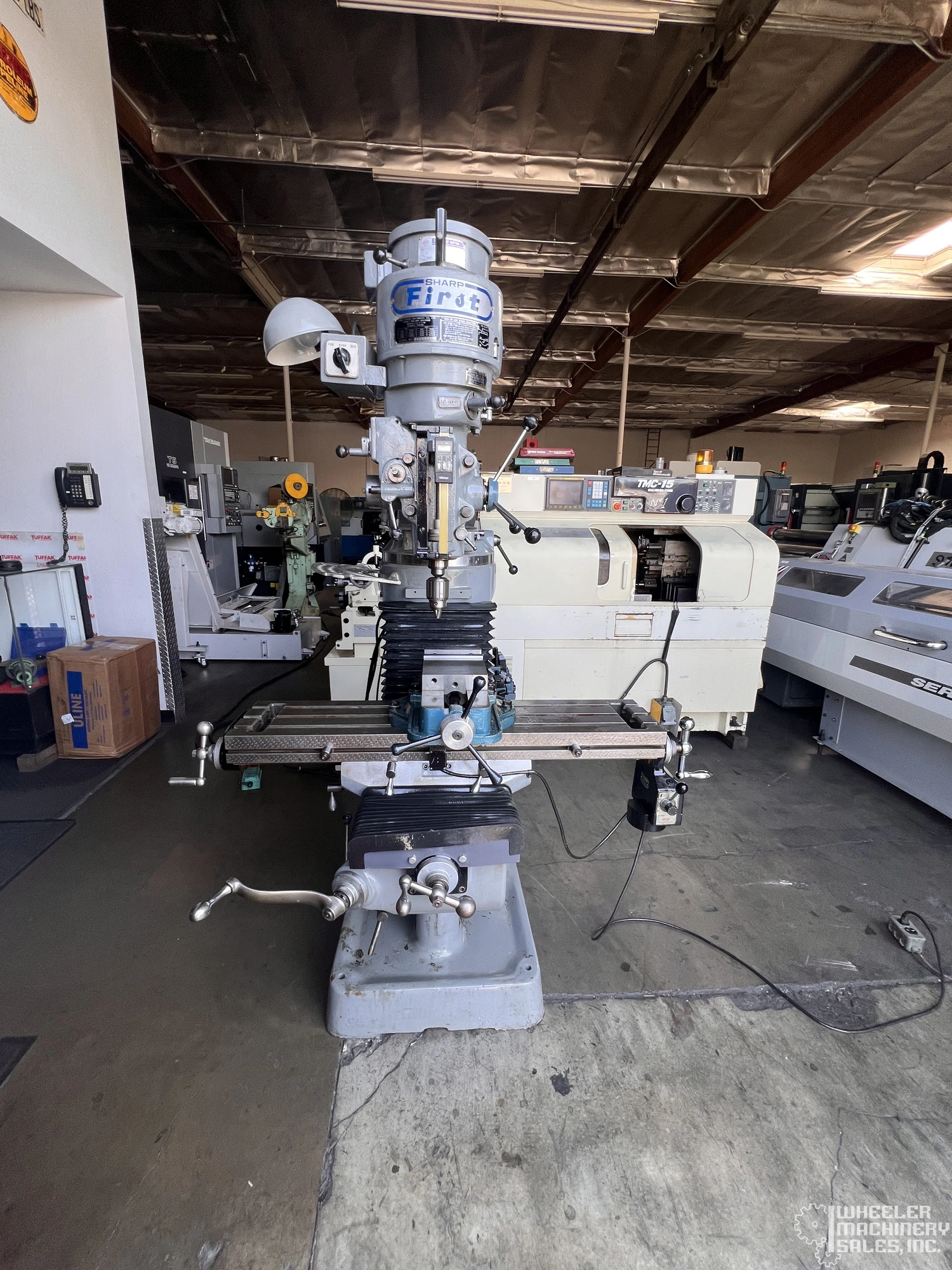 Used SHARP LC-1 1/2TM MILLING MACHINES, VERTICAL 7340 | Wheeler ...