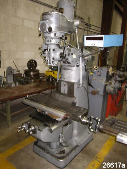 USED 1-1/2 HP BRIDGEPORT VERTICAL MILLING MACHINE #26617 | Kempler ...