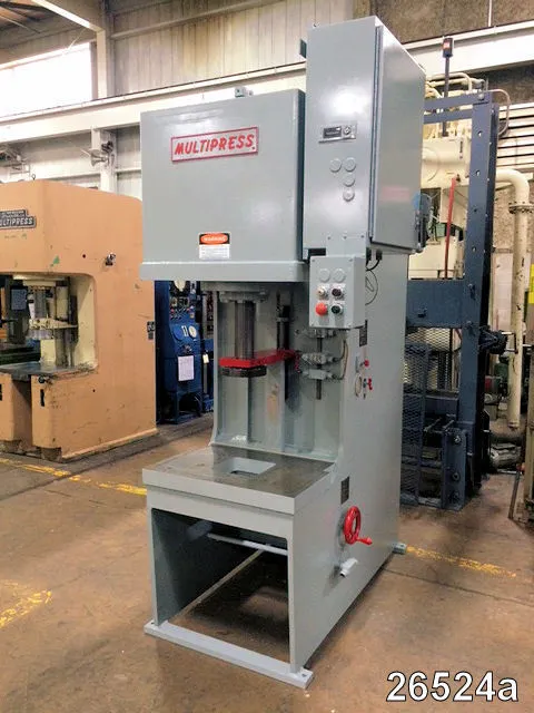 USED 35 TON DENISON MULTIPRESS HYDRAULIC C FRAME PRESS #26524 | Kempler ...