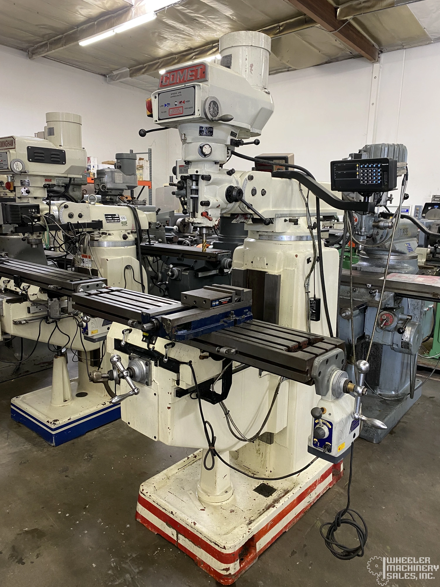 Used COMET 4KVHD MILLING MACHINES, VERTICAL 6115 | Wheeler Machinery Sales