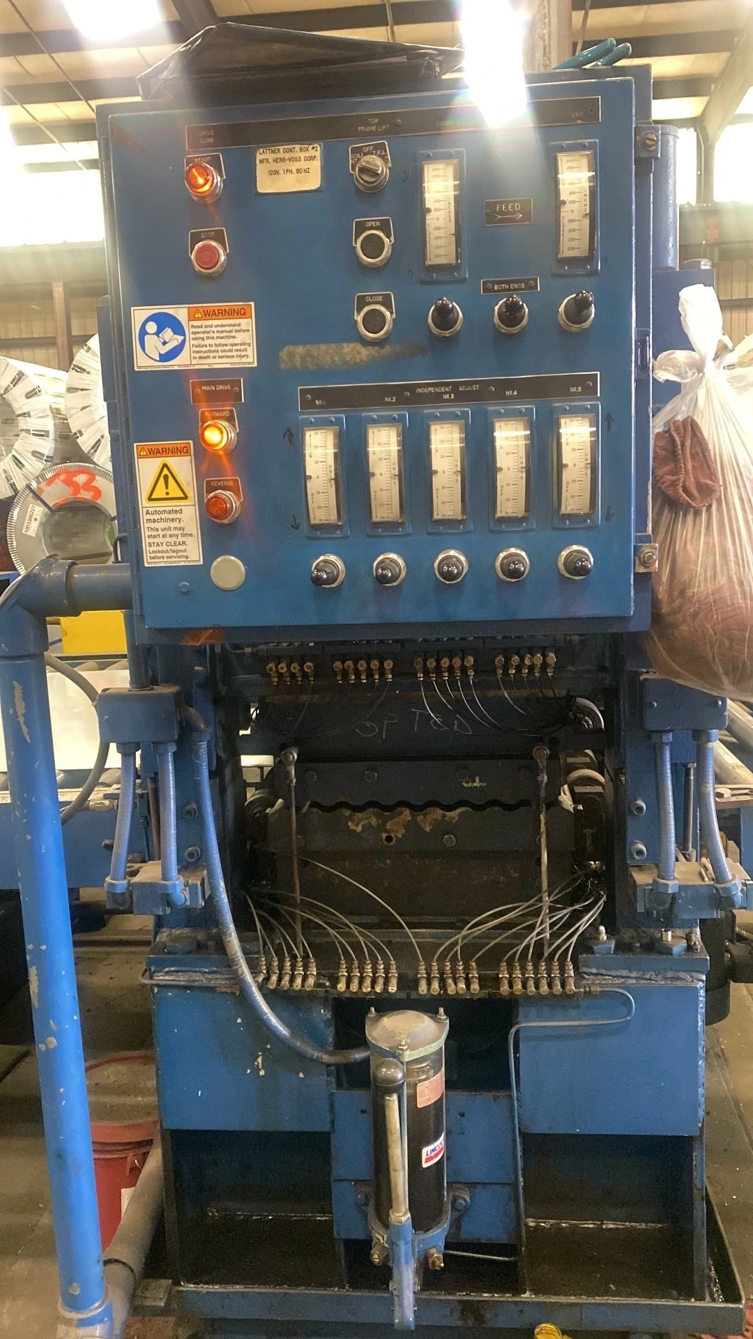 Used ROWE - HERR VOSS 60" x .135" x 40,000Lb CTL Line Cut to length ...