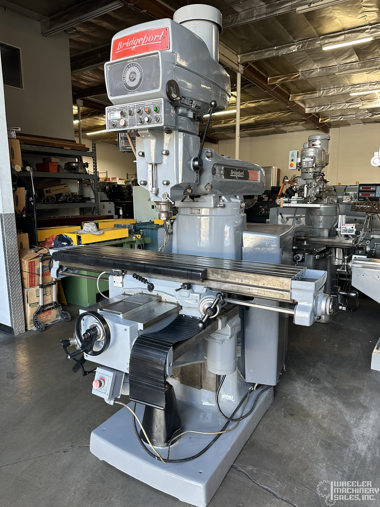 Used BRIDGEPORT SERIES II MILLING MACHINES, VERTICAL 6921 | Wheeler ...