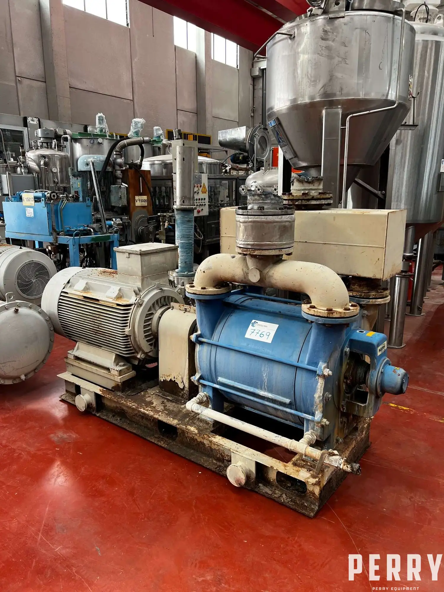 Used Nash 2BE 1253-0NY4-Z F80 Pump Vacuum - Europe RG1076 | Perry Equipment