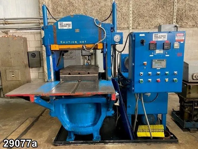 350 Ton Erie Mill & Press Hydraulic Molding & Laminating Press #29077 ...