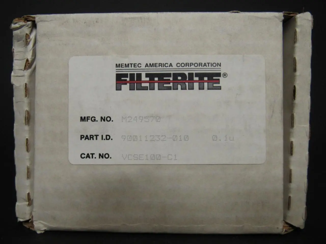 Memtec Filterite 90011232-010 0.1 Micron Filter Lot of 3 NEW (3866 ...