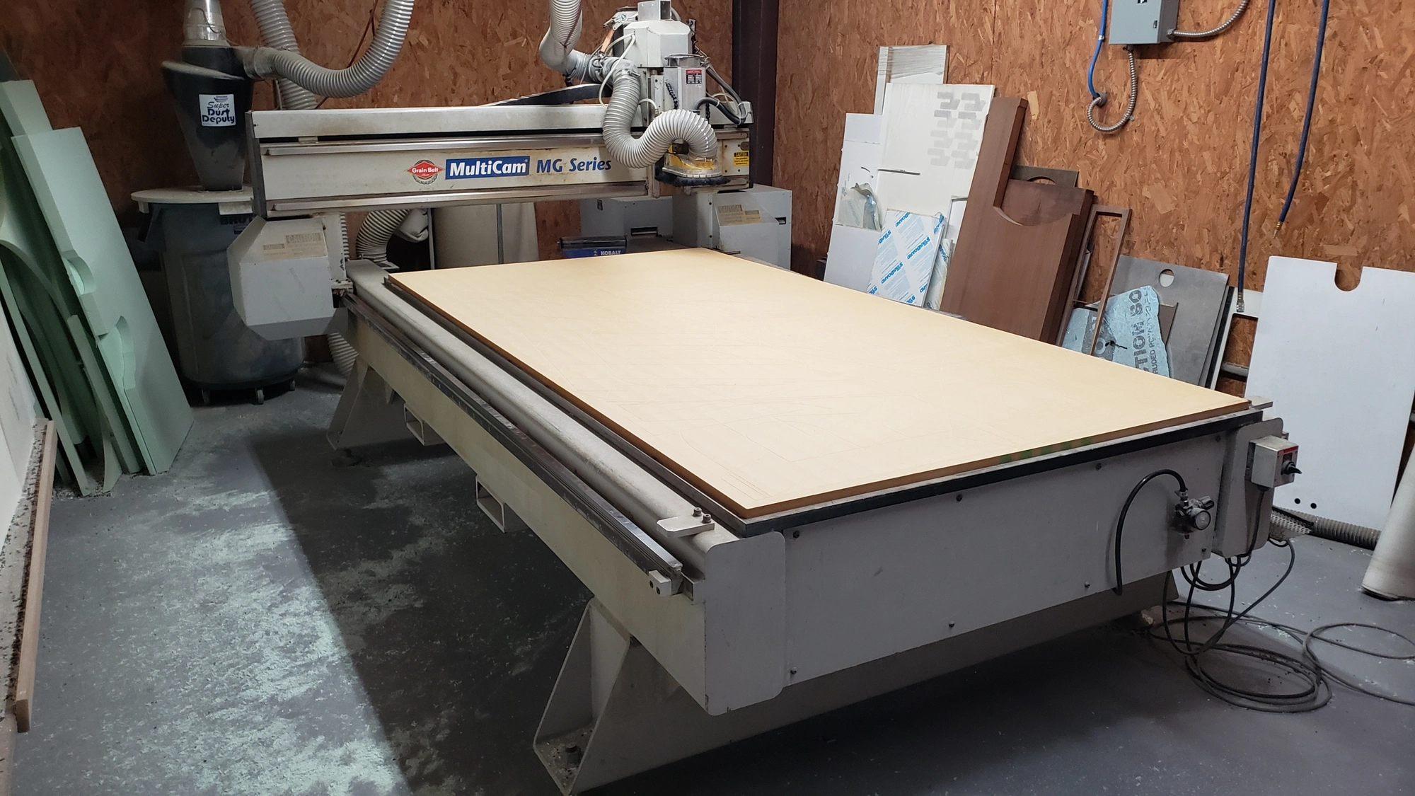 Used MULTICAM 103 Used 3 Axis CNC Routers 20667 | PlastiMach Corp