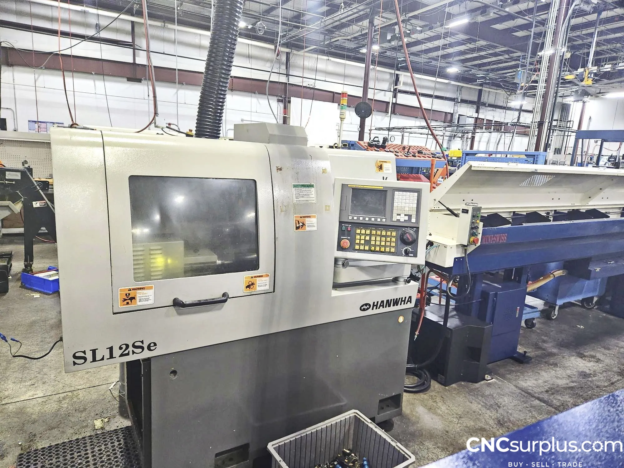 Used 2004 HANWHA SL-12Se Swiss Type Automatic Screw Machines 13732 ...