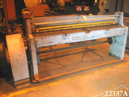 Used NIAGARA 172 Power Squaring Shear 22337 | Kempler Machinery