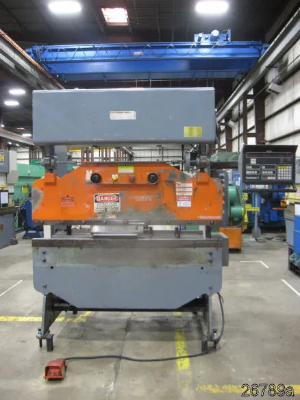 USED 6 FT. X 14 GA. DIACRO HYDRA-MECHANICAL BRAKE WITH HURCO AUTOBEND 6 ...