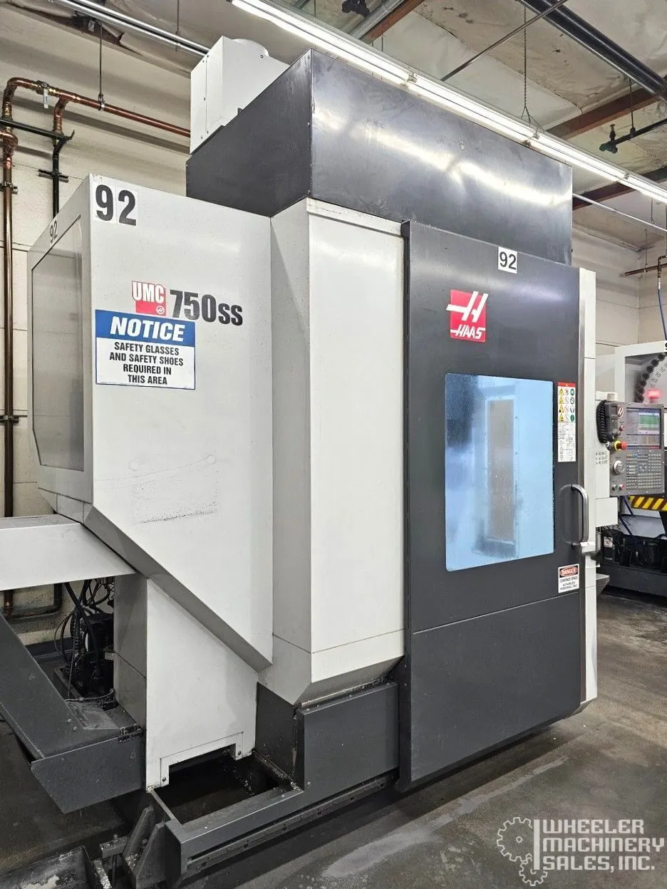 Used 2017 HAAS UMC-750SS MACHINING CENTERS, VERT., N/C & CNC, 5-AXIS ...