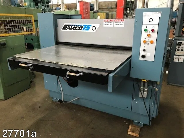 USED 75 TON SAMCO HYDRAULIC DIE CUTTING PRESS #27701 | Kempler Industries
