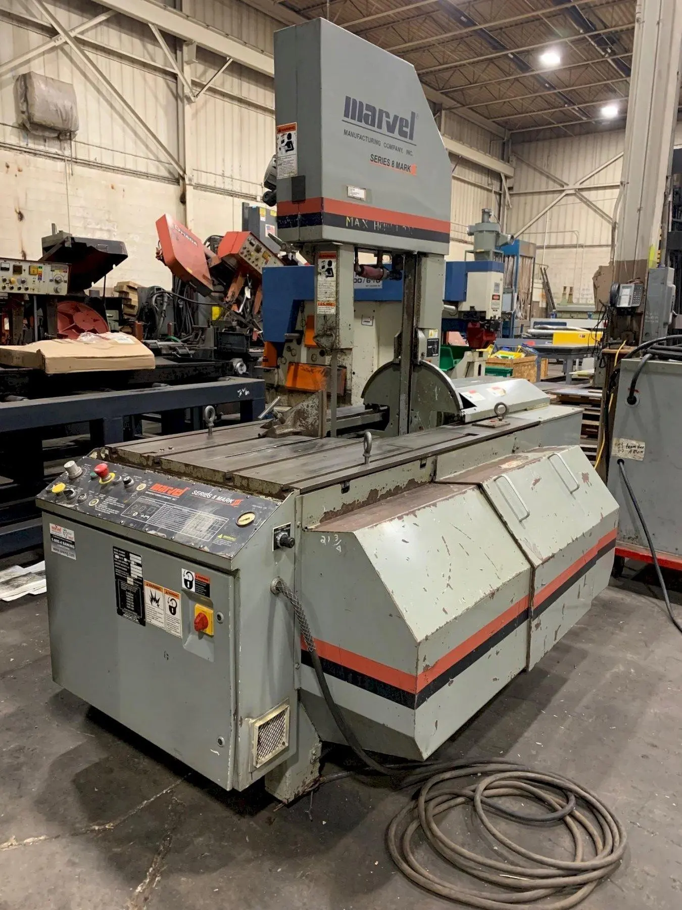 Used 2008 MARVEL 8 MARK III Saws, Band, Vertical 10869 | Westbrook ...
