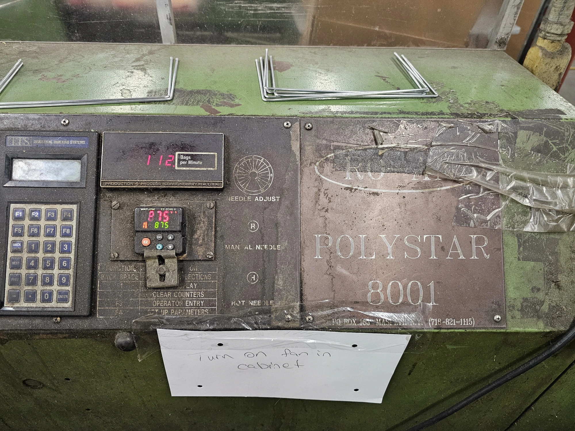 Used 1999 RO-AN POLYSTAR 8001 WICKETER Bag Machines, Wicketer | Mark ...