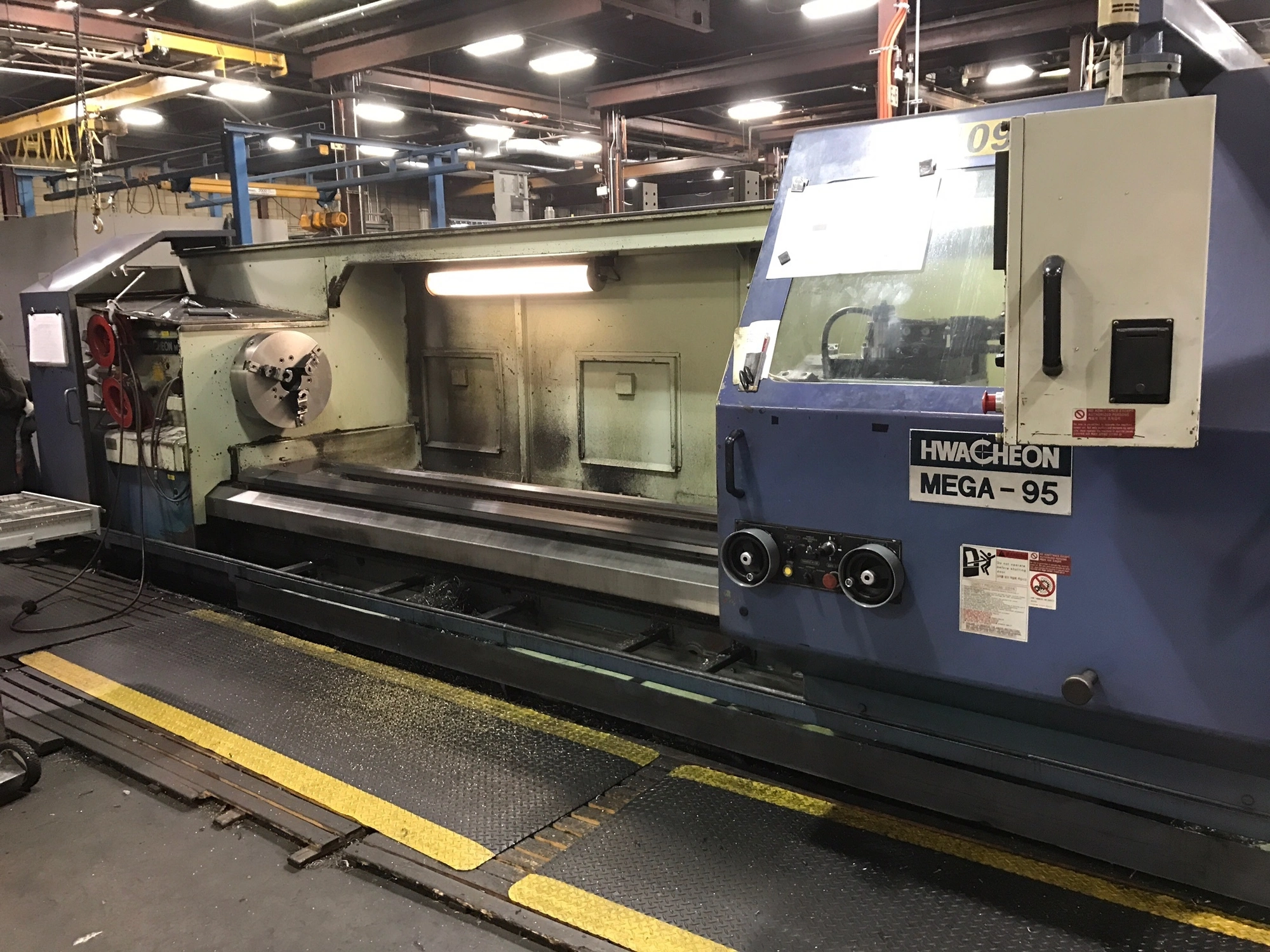 Used 2000 HWACHEON MEGA 95 CNC LATHE Lathes CNC 54332 | Asset Exchange ...