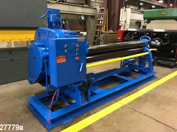 USED 8 FT. X 3/16" LOWN PLATE BENDING ROLL #27779 | Kempler Industries