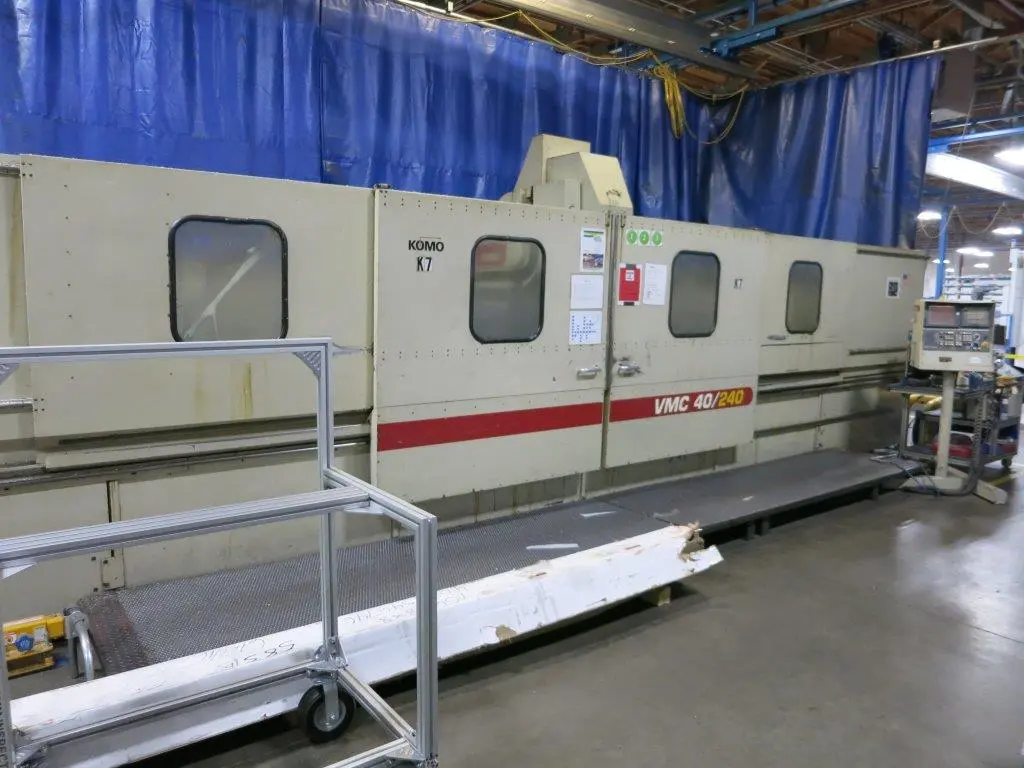 Used 2000 KOMO VMC 40/240 Vertical Machining Centers 6358 | USED CNC ...