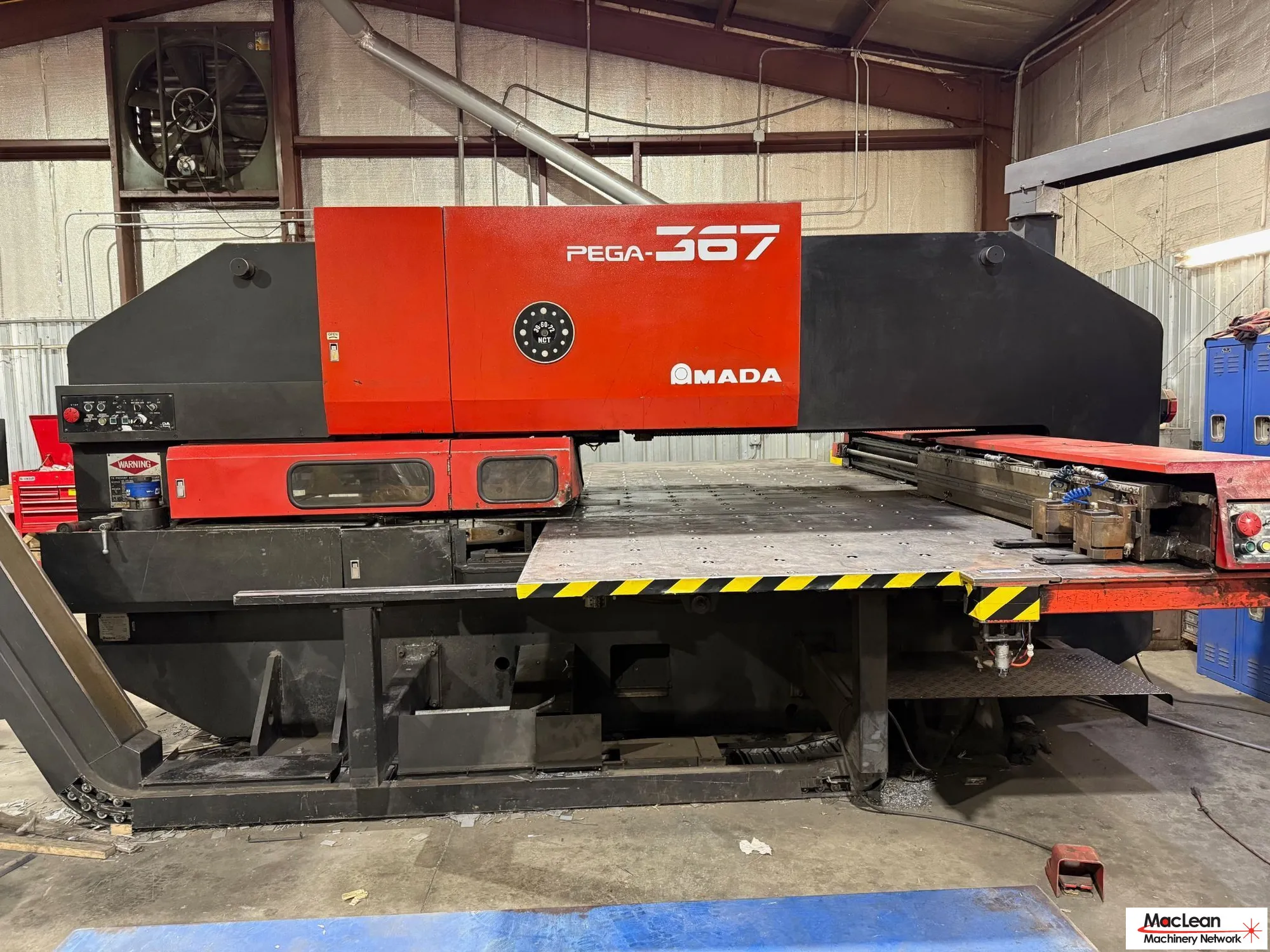 Used 1989 AMADA PEGA 367 CNC Turret Punch Press 980033 | MacLean ...