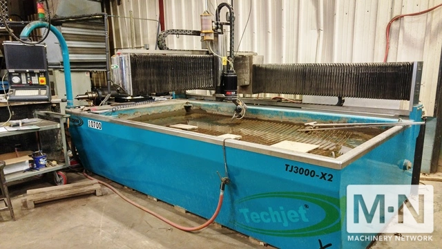 Used 2011 TECHNI TECHJET TJ3000-X2 WATER JET CUTTING, CNC For Sale ...