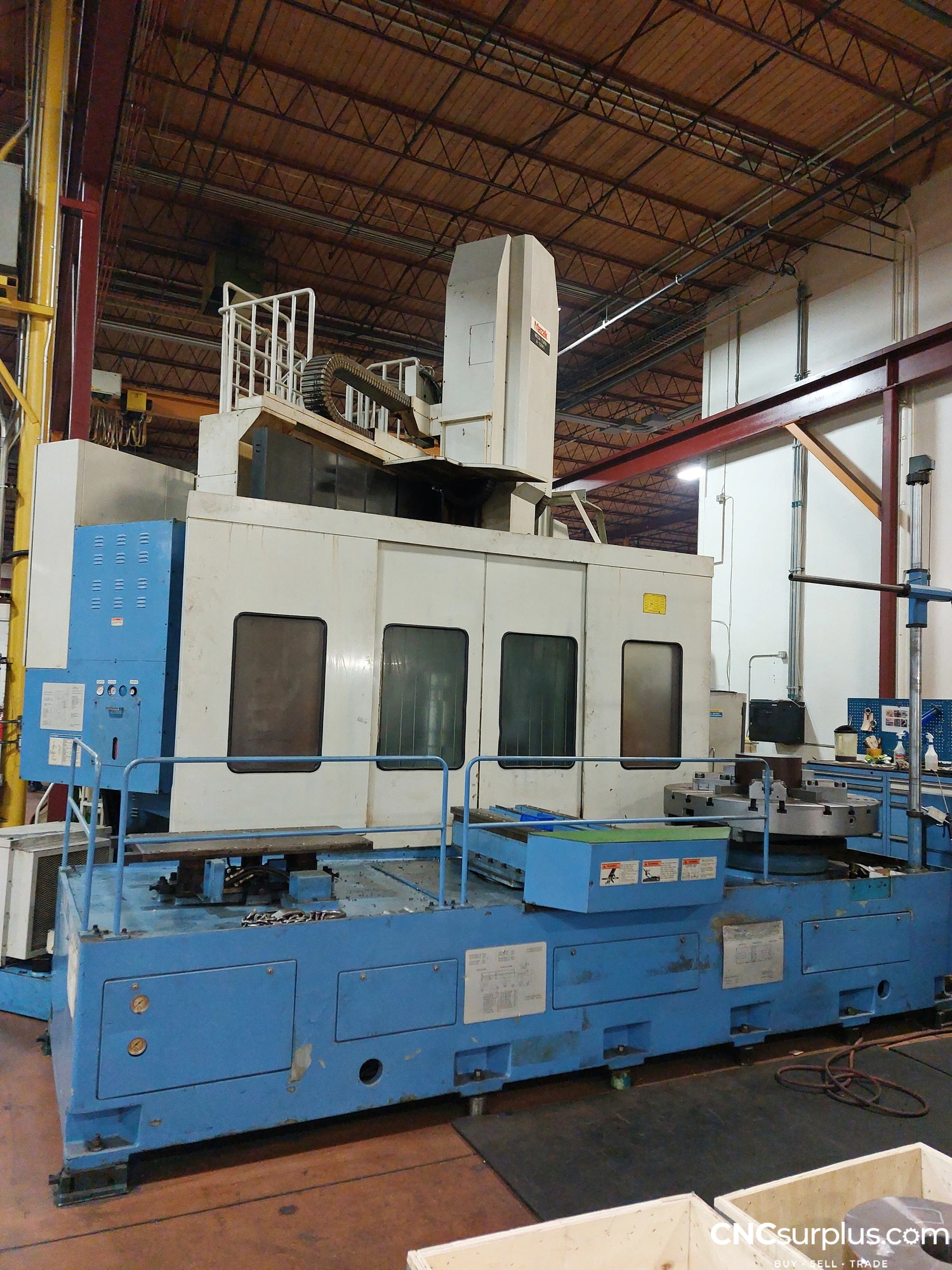Used 1997 MAZAK MEGA TURN A-12N M/C Vertical Boring Mills (incld VTL ...