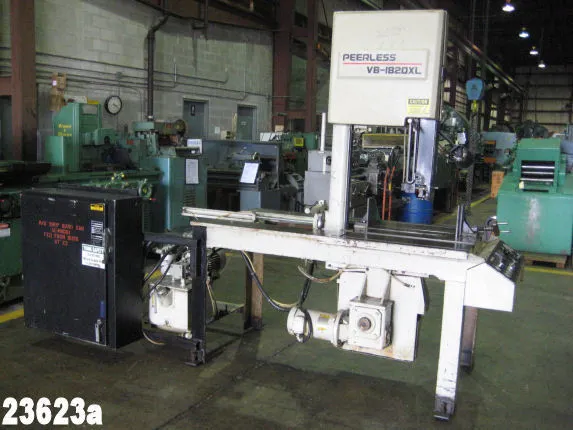 Used PEERLESS VB1820. Vertical Band Saw 23623 | Kempler Industries