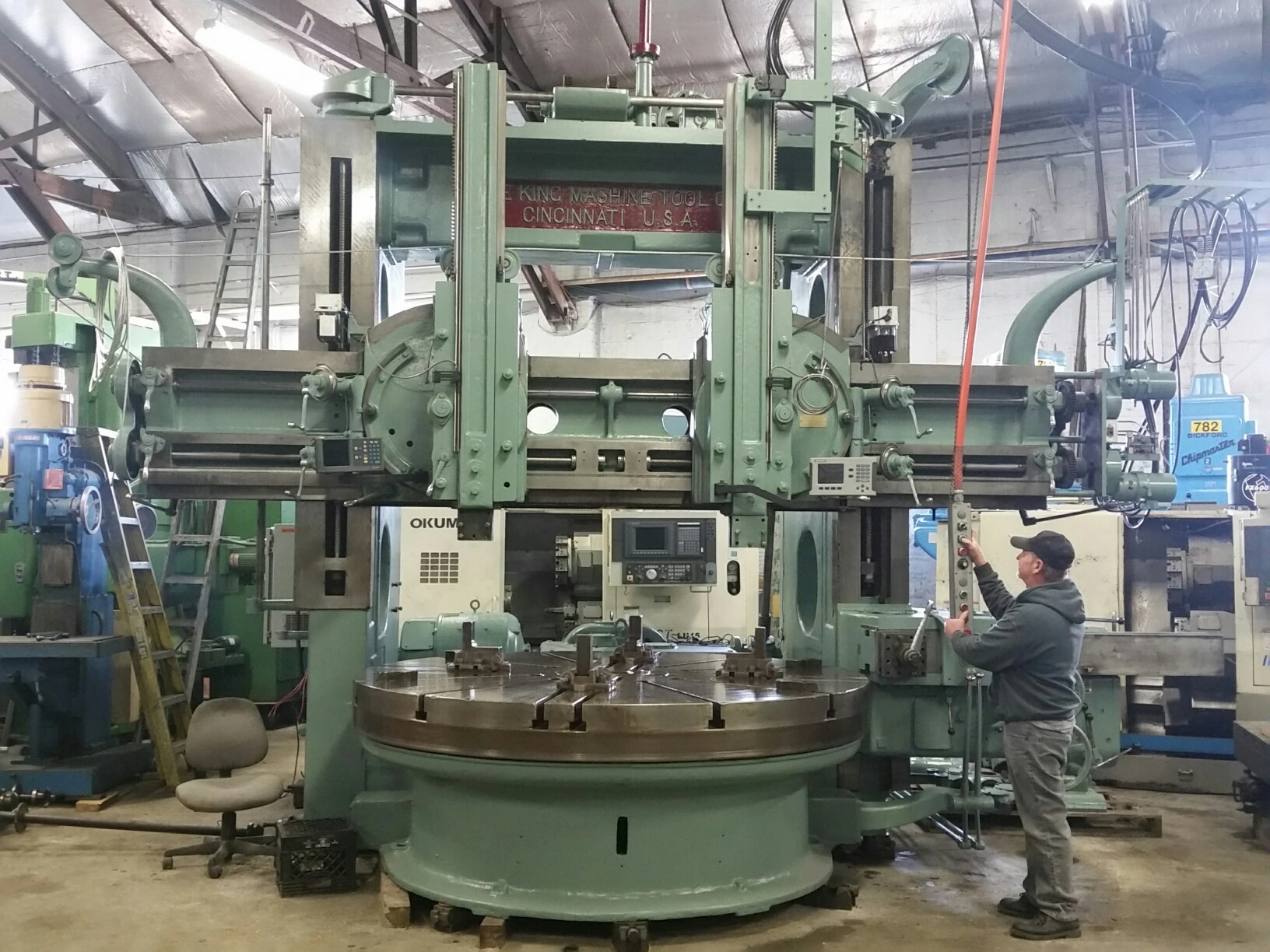 Used KING Boring Mills, Vertical, including Vert. Turret Lathes 3560 ...