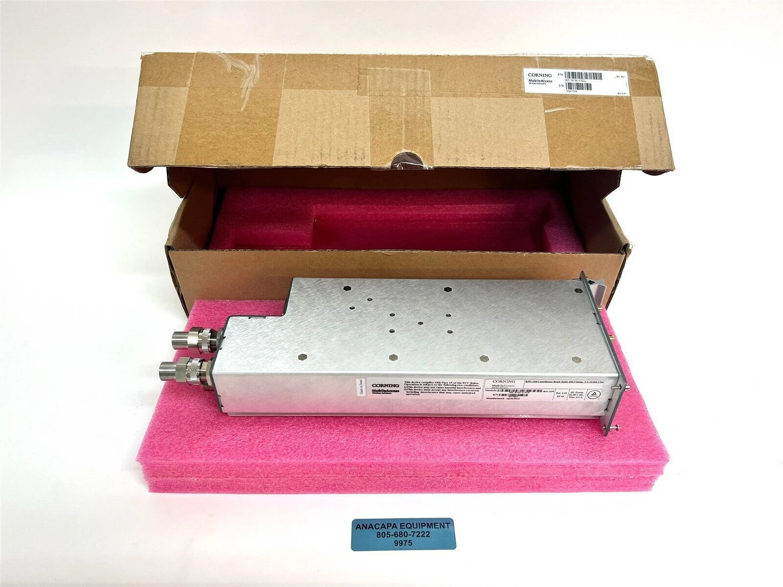 Corning BTS Conditioner 1900 RIU-BTSC-G-PCS MobileAccess New Old Stock ...