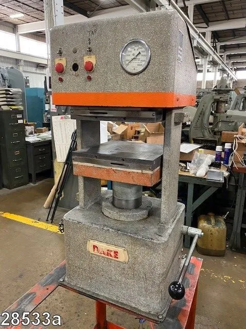 Used DAKE UPS/SS Compression Molding Press 28533 | Kempler Industries