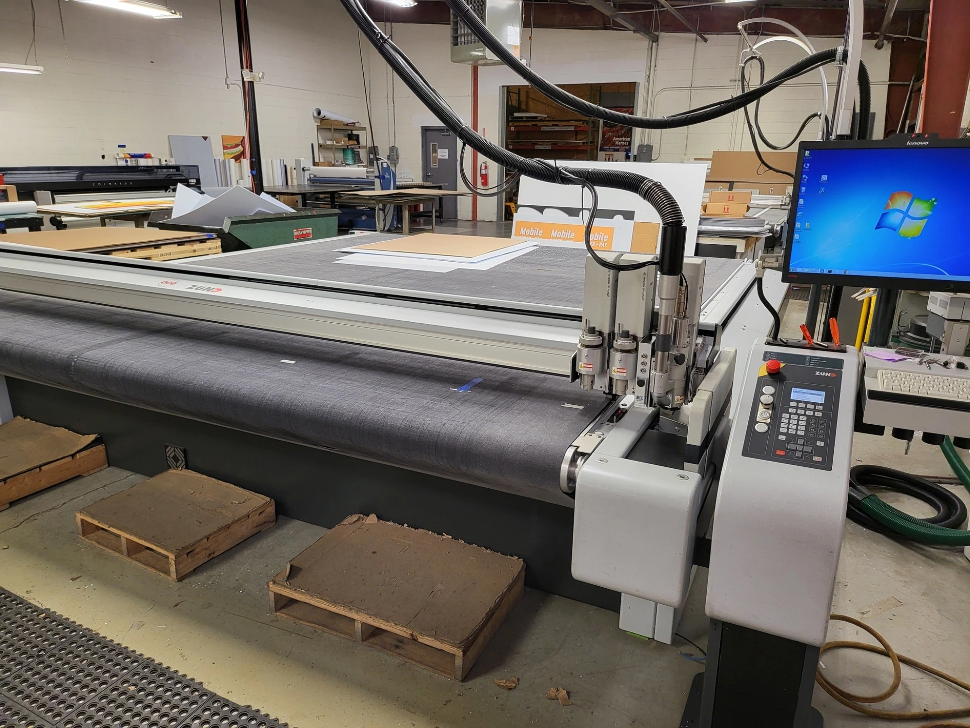 Used 2016 Zund G3 XL-3200 Used 3 Axis CNC Routers 203237 | PlastiMach Corp