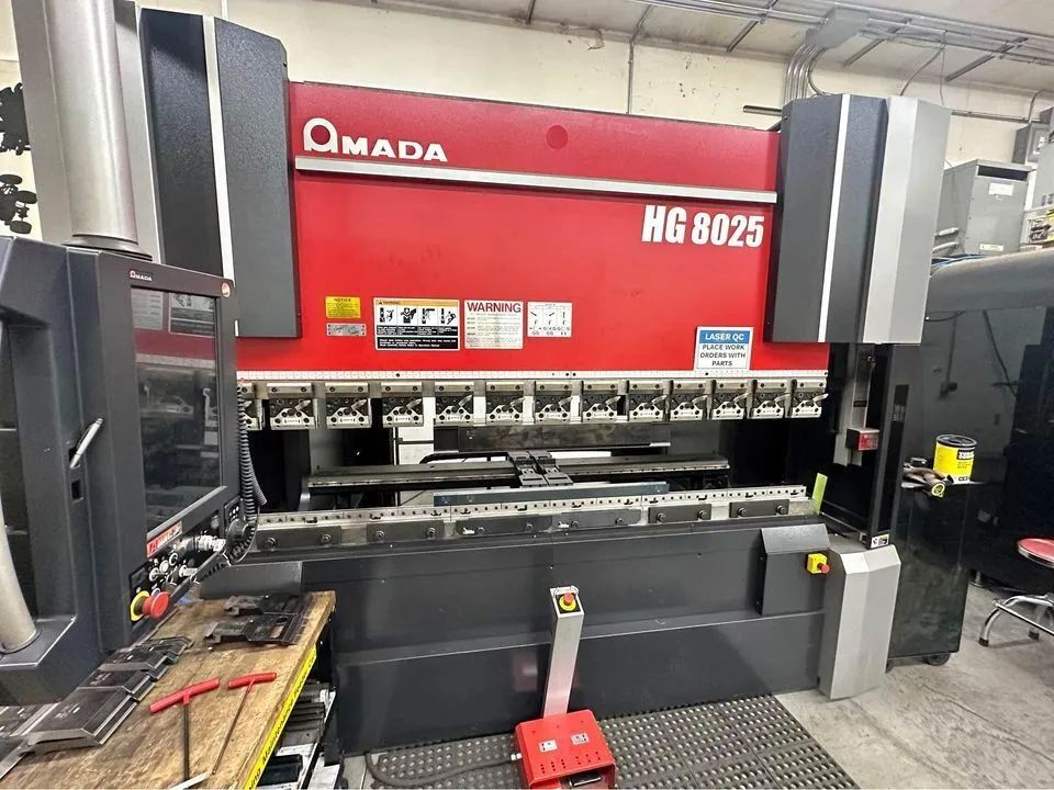 Used 2016 AMADA HG-8025 Press Brakes-Hydraulic Power 92876 | Asset ...