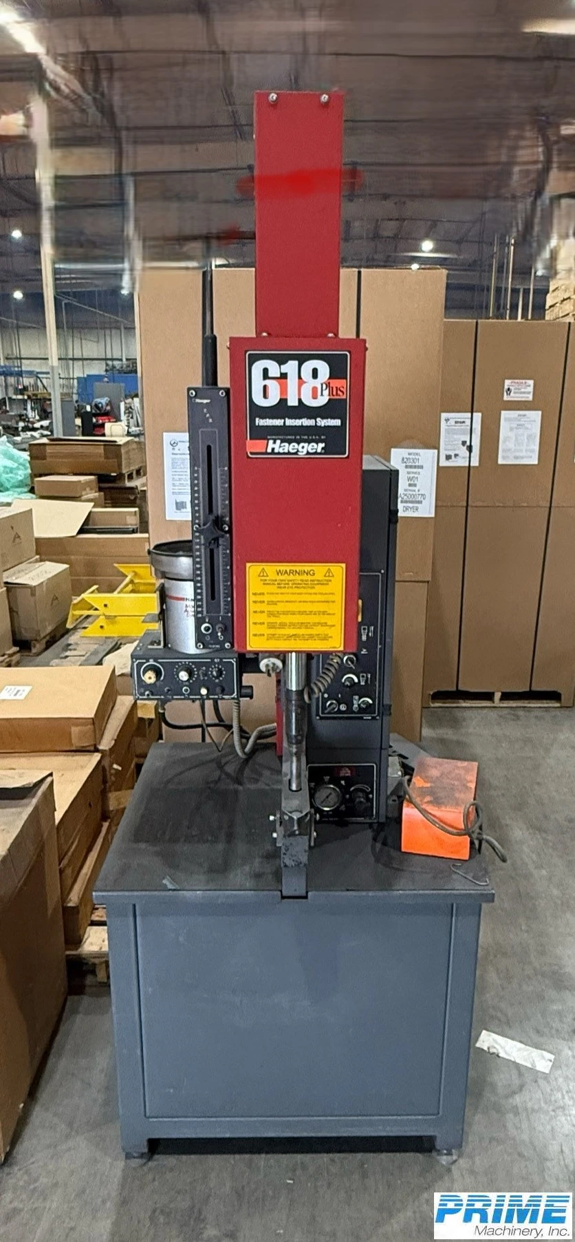 Used 2008 HAEGER 618 PLUS INSERTION MACHINES 69228 | Prime Machinery