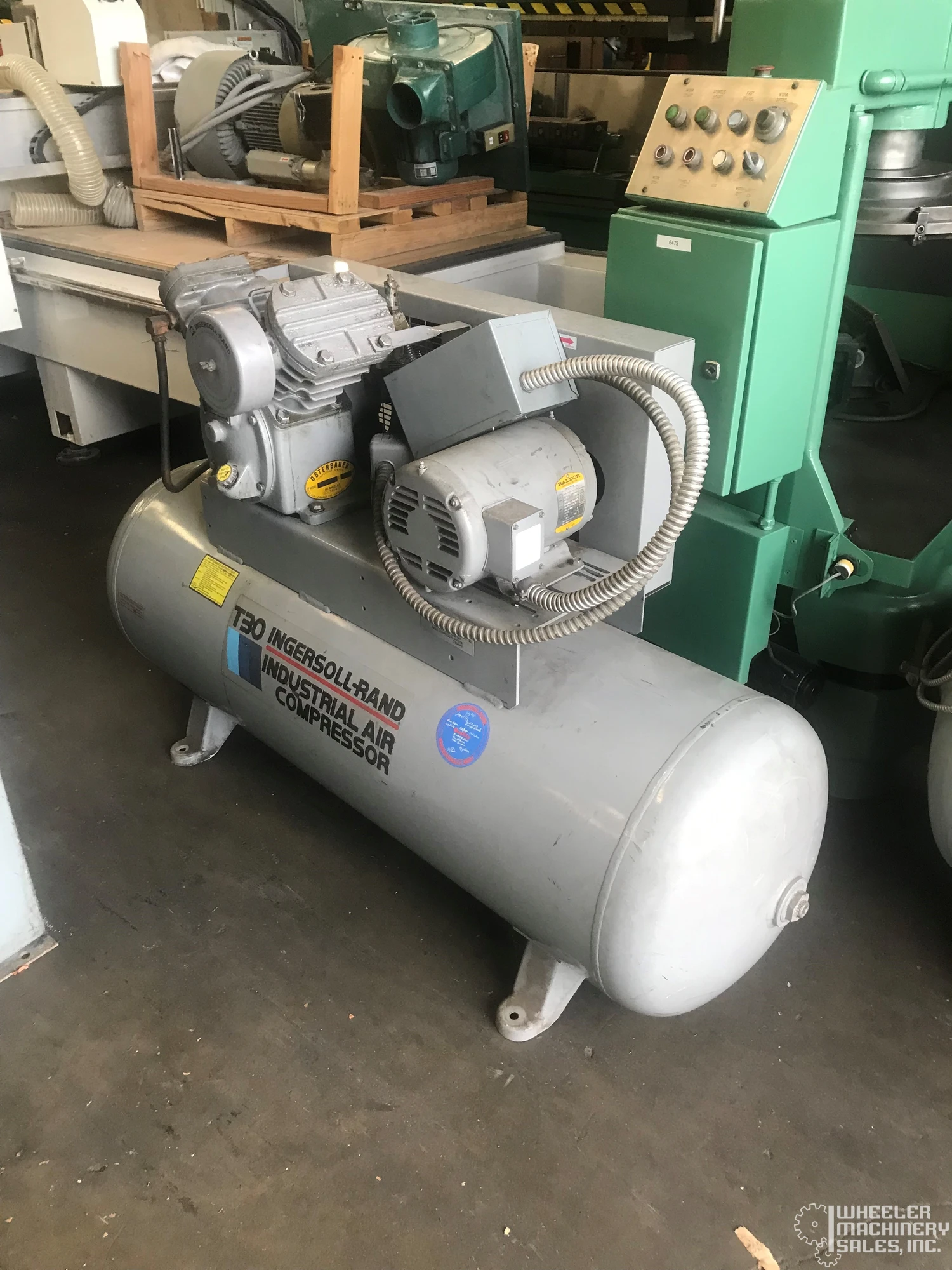 Used INGERSOLL RAND T30 242-5D AIR COMPRESSORS 6477 | Wheeler Machinery ...