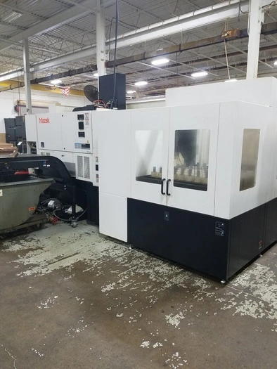 Used 2017 MAZAK DUALTURN 200 W/ GANTRY Lathes CNC, 2-Axis & 3-Axis 7936 | USED CNC WAREHOUSE
